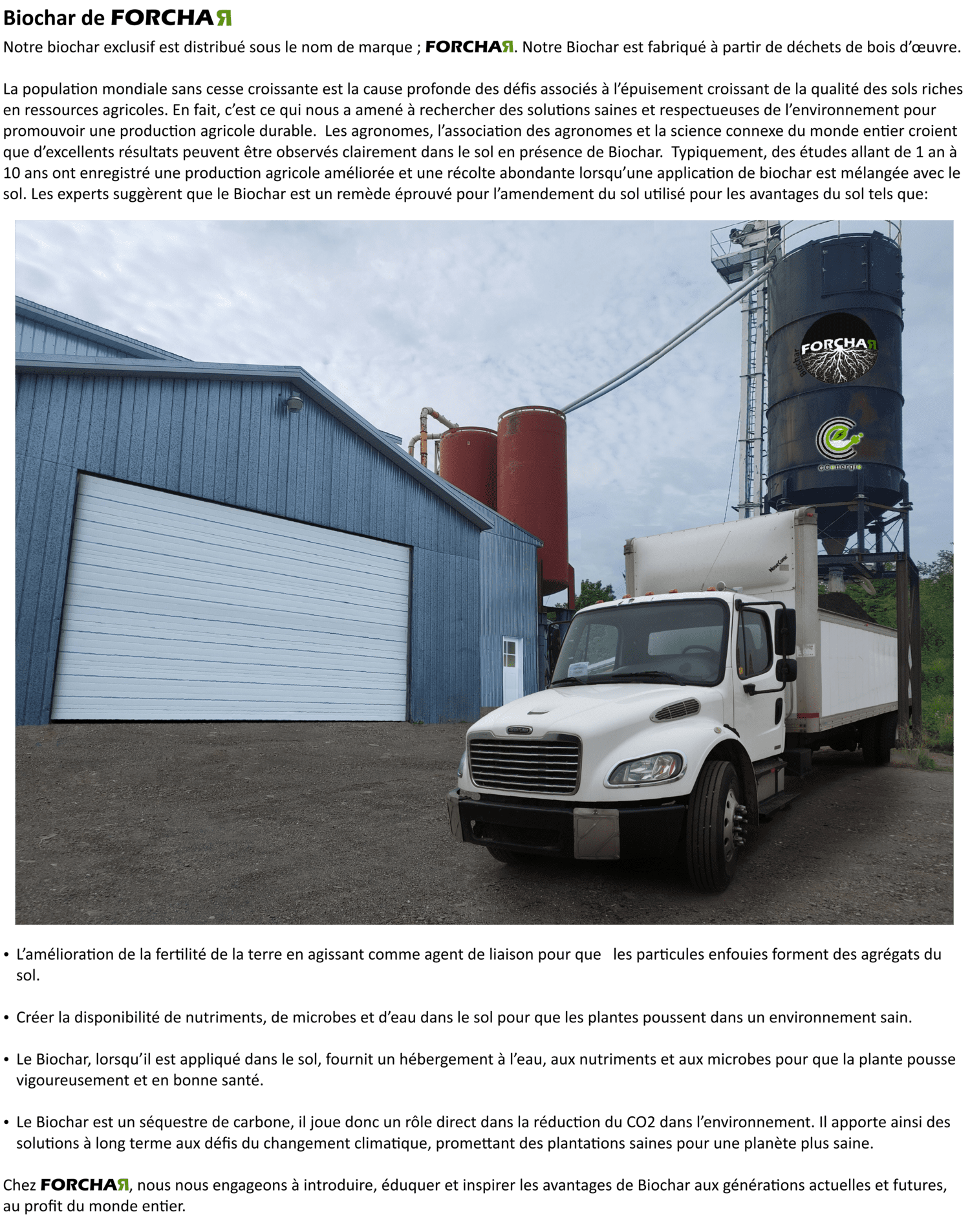 About Forchar | Innovators in Sustainable Biochar Solutions